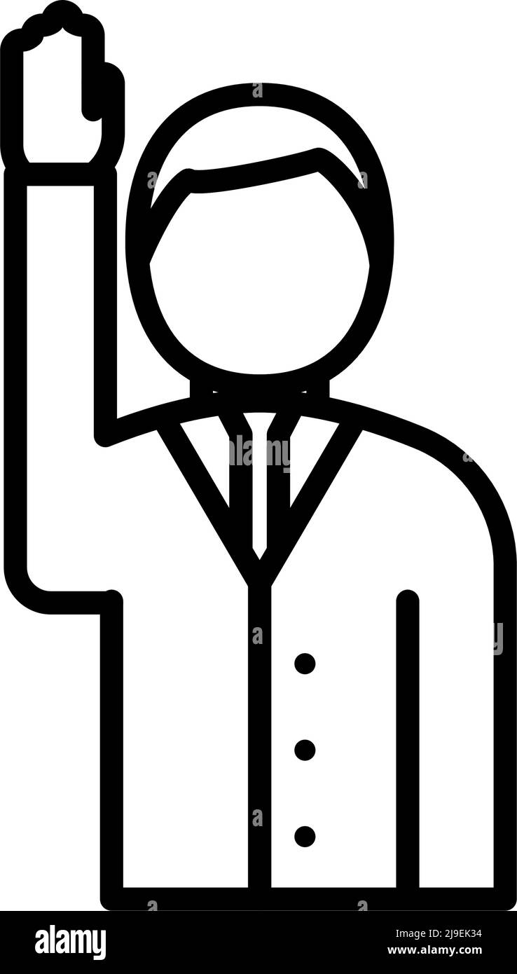 Adobe Illustrator Artwork. Bold outline design with editable stroke ...