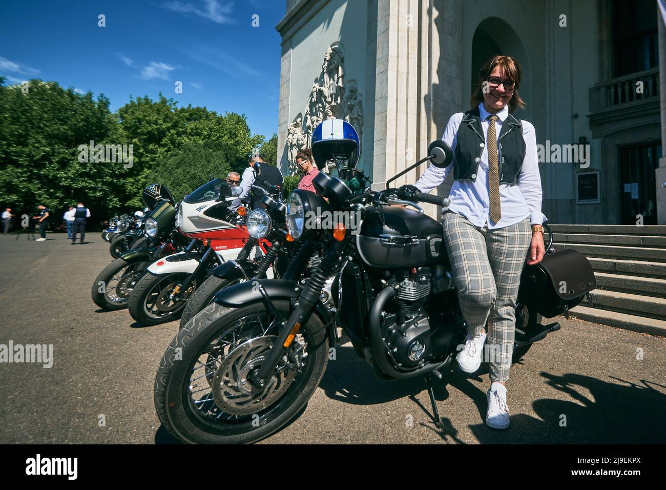 Distinguished Gentleman's Ride 2022 in Bucharest Romania May, triumph ...