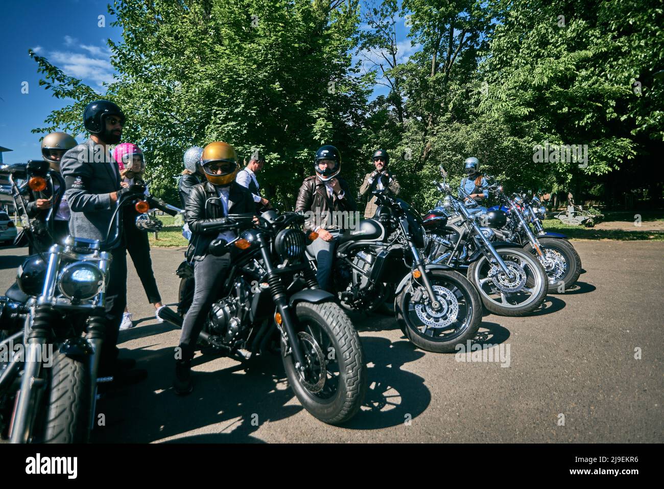 Distinguished Gentleman's Ride 2022 in Bucharest Romania May, triumph ...