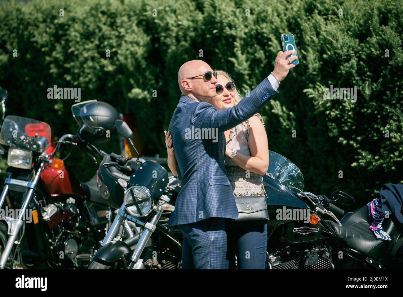 Chopper bobber motorcycles hi-res stock photography and images - Alamy