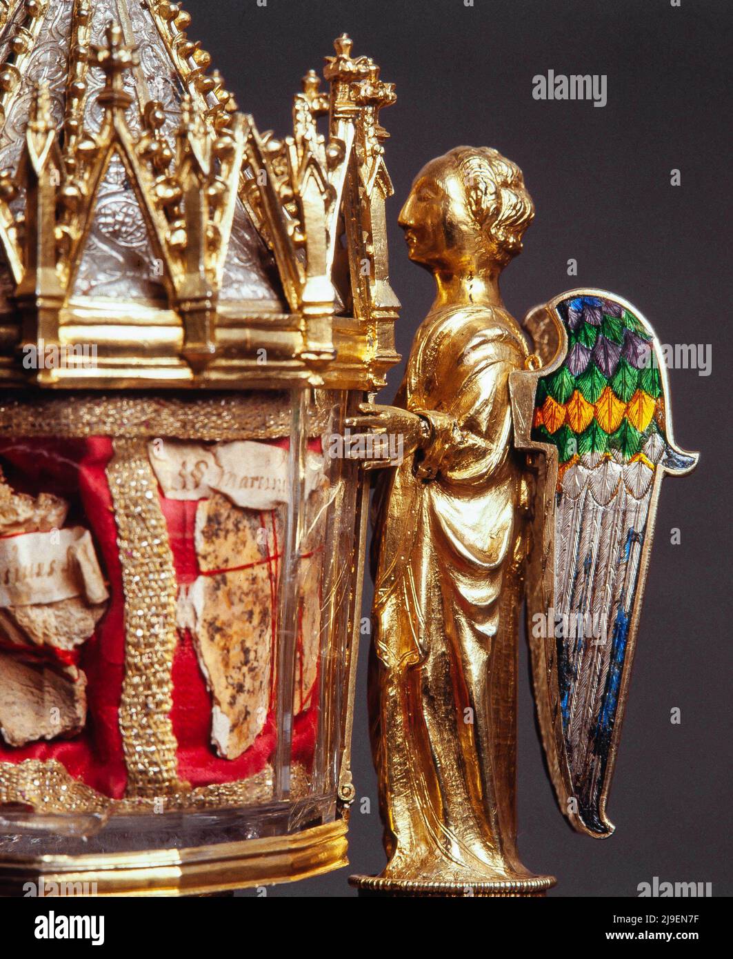 Relicario de Sant Fructuos i Gregori, siglo XV. Catedral de Santa Tecla ...