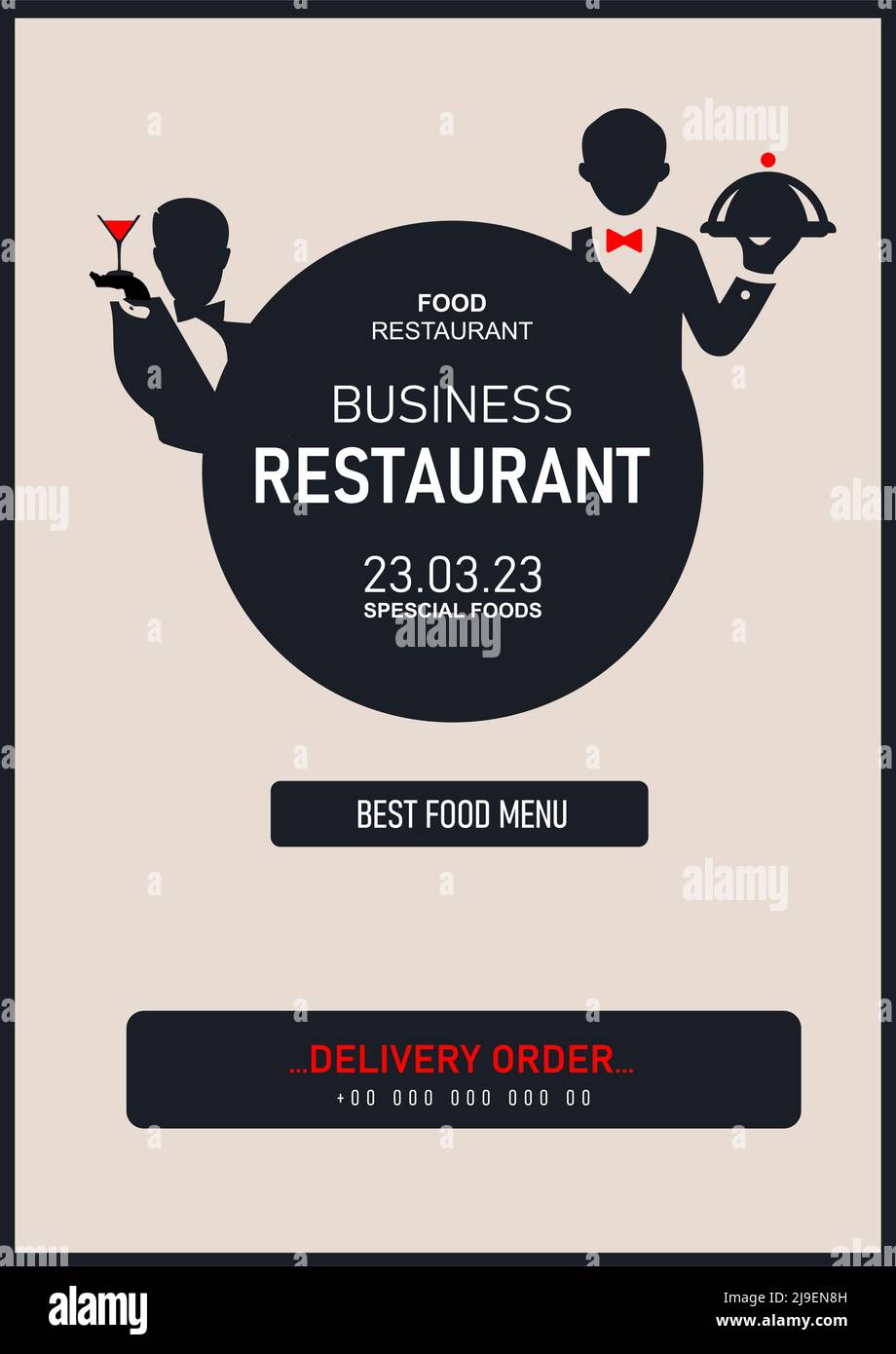 Restaurant (cafe) menu. Colored vector illustration Stock Vector Image ...