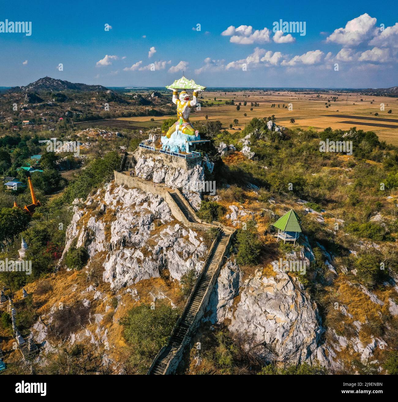 Hannuman monkey god temple hi-res stock photography and images - Alamy