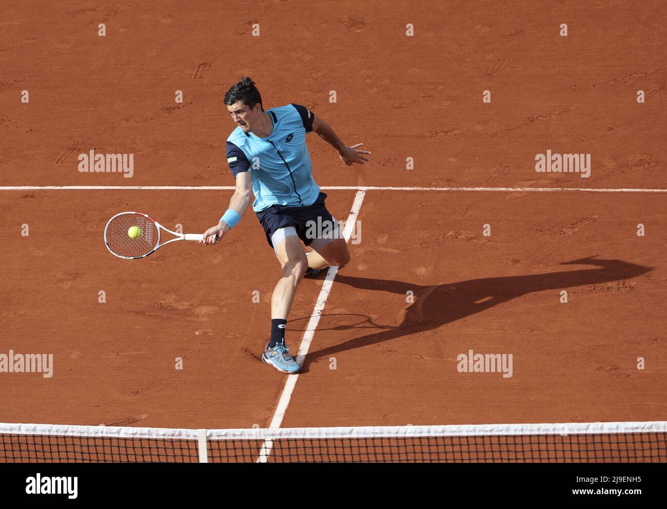 Sebastian Ofner of Austria during day 1 of the French Open 2022, a ...