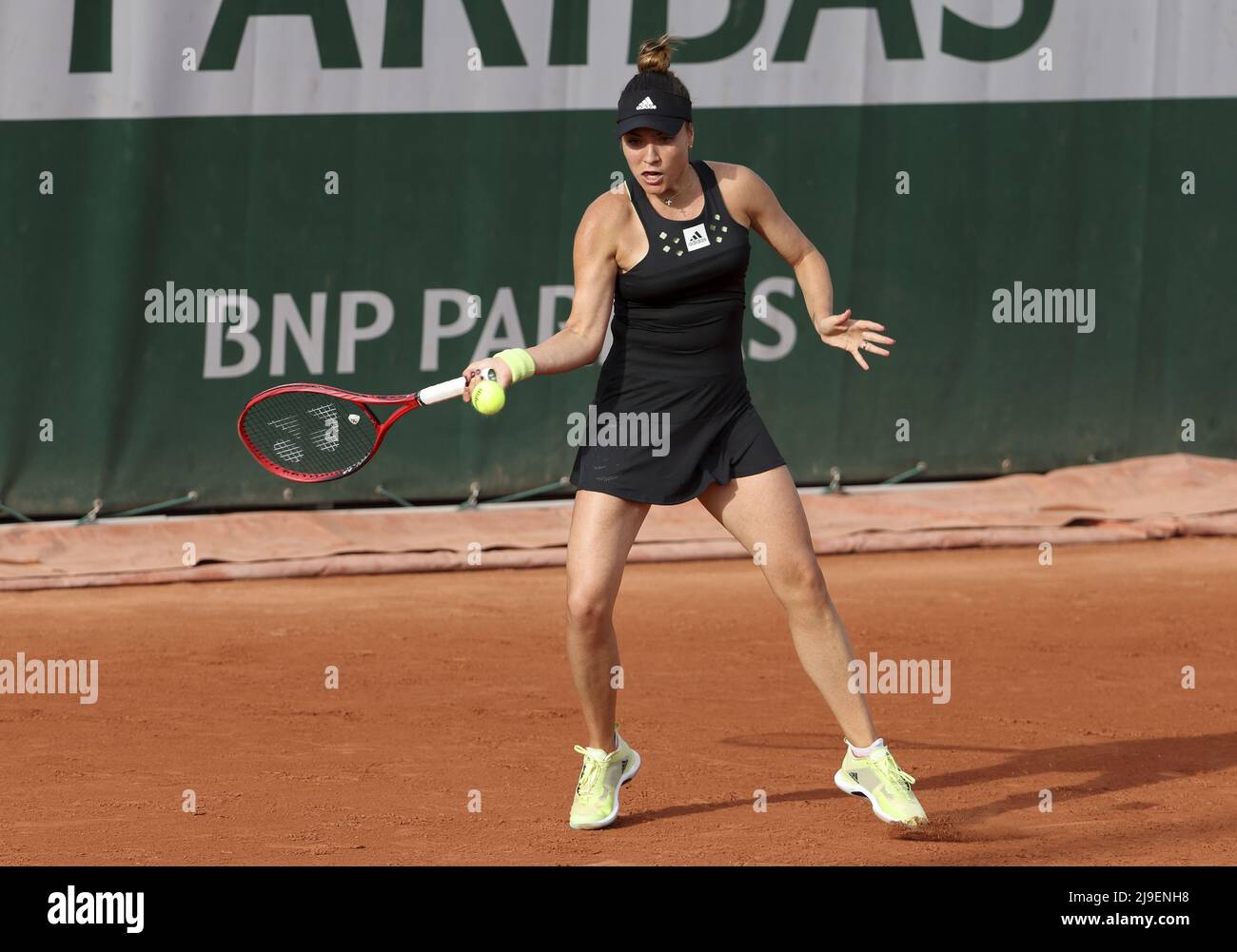 Elena-Gabriela Ruse of Romania during day 1 of the French Open 2022, a ...