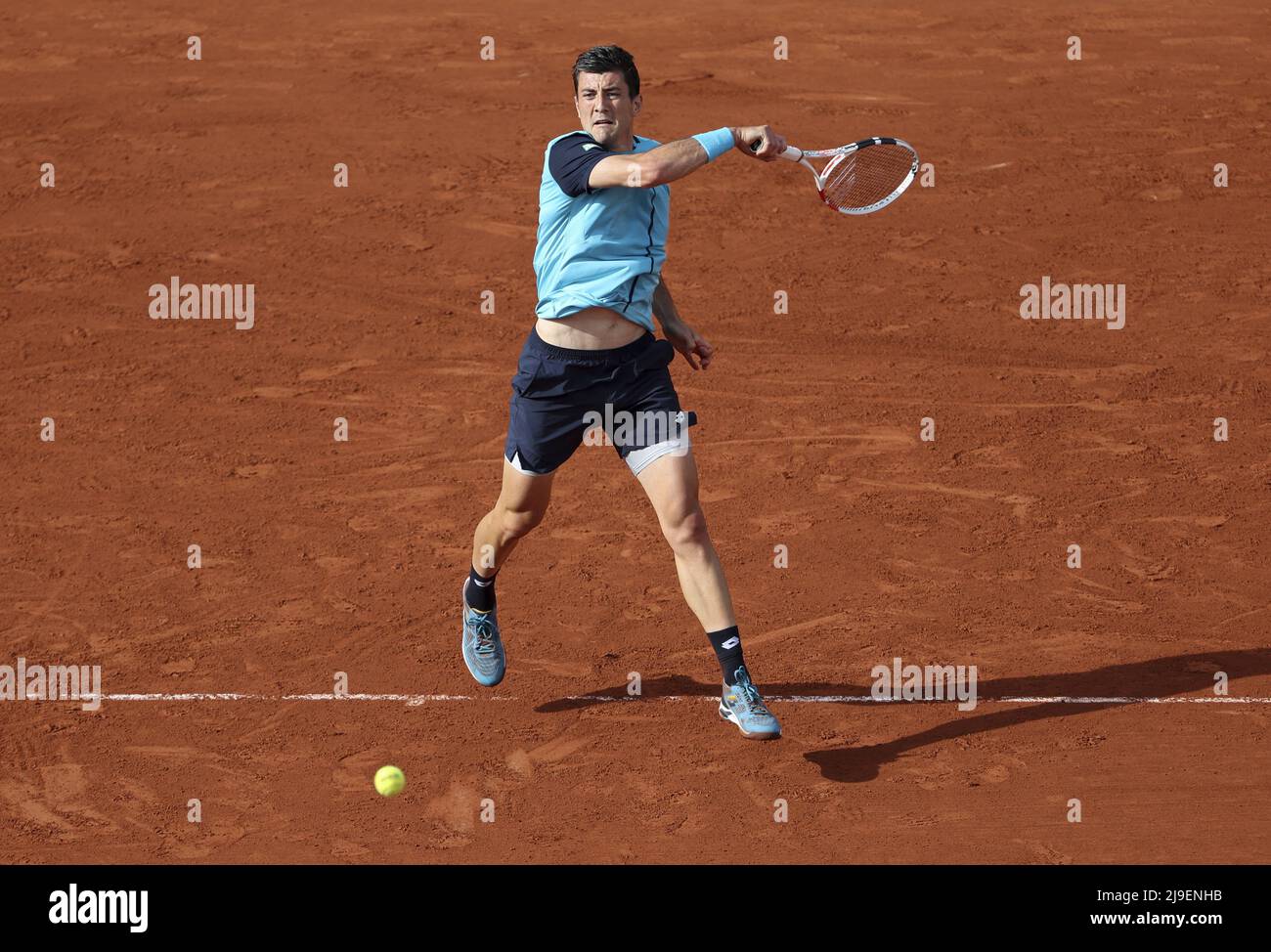 Sebastian Ofner of Austria during day 1 of the French Open 2022, a ...