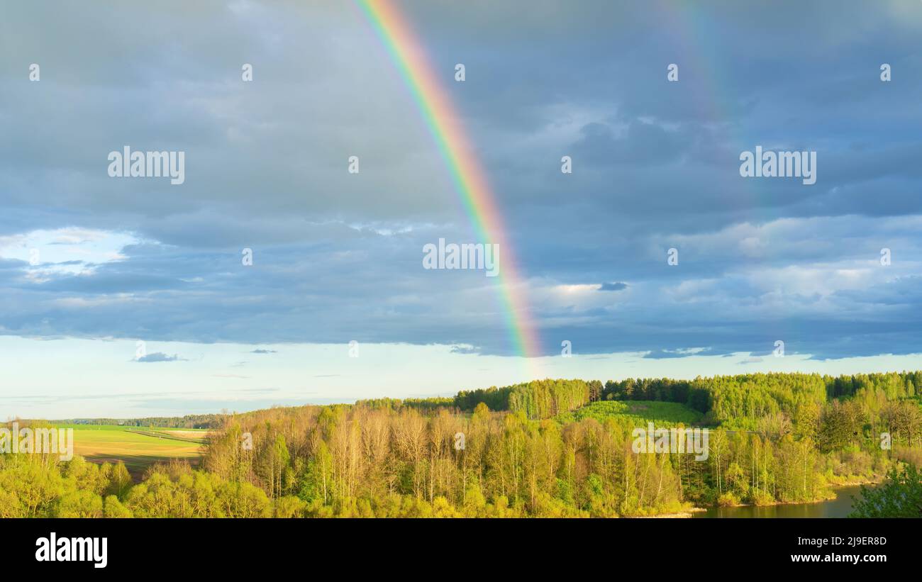 Real rainbow hi-res stock photography and images - Alamy