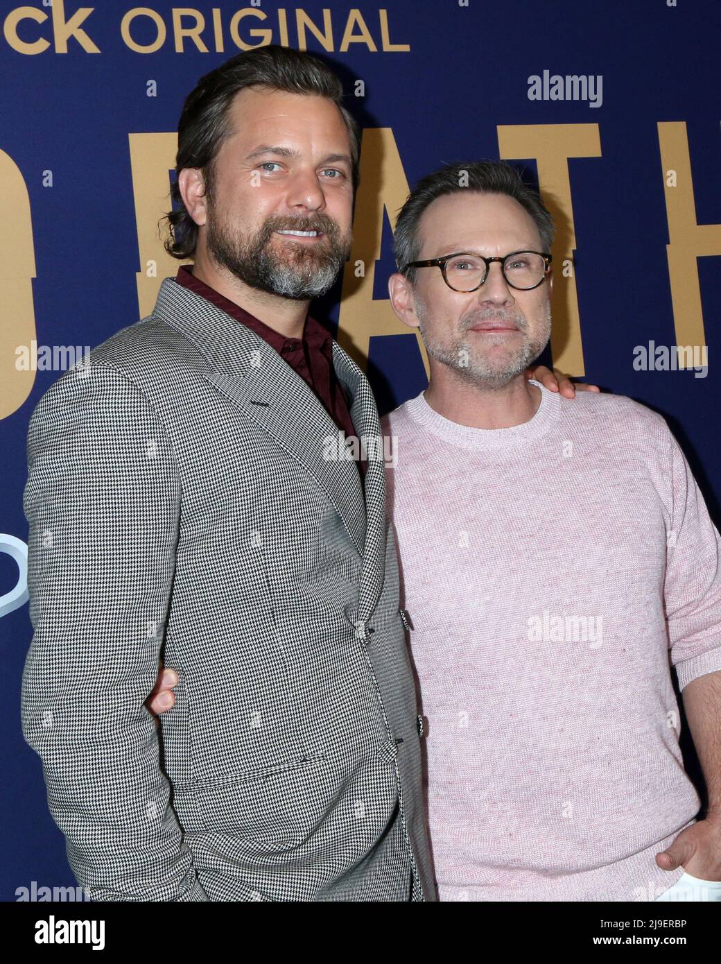 LOS ANGELES - MAY 22: Joshua Jackson, Christian Slater at the NBCU FYC ...