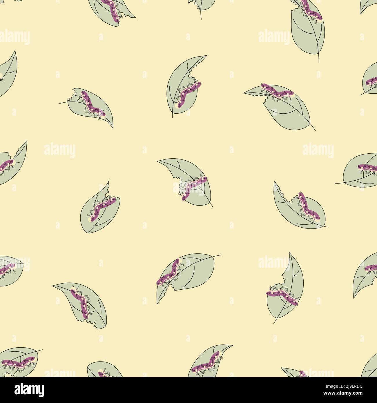Caterpillar texture Stock Vector Images - Alamy