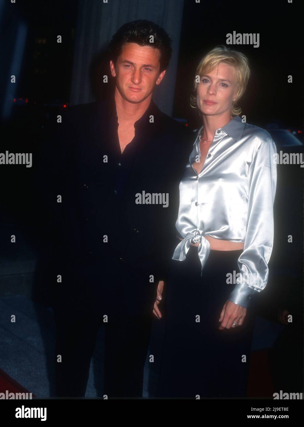 Los Angeles, California, USA 12th June 1996 Actor Sean Penn and Actress ...