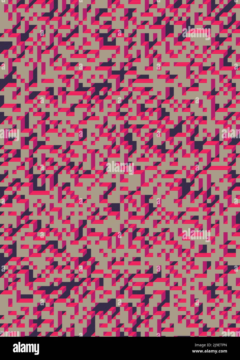 Implementation of Edward Zajec’s “Il Cubo” generative art background ...