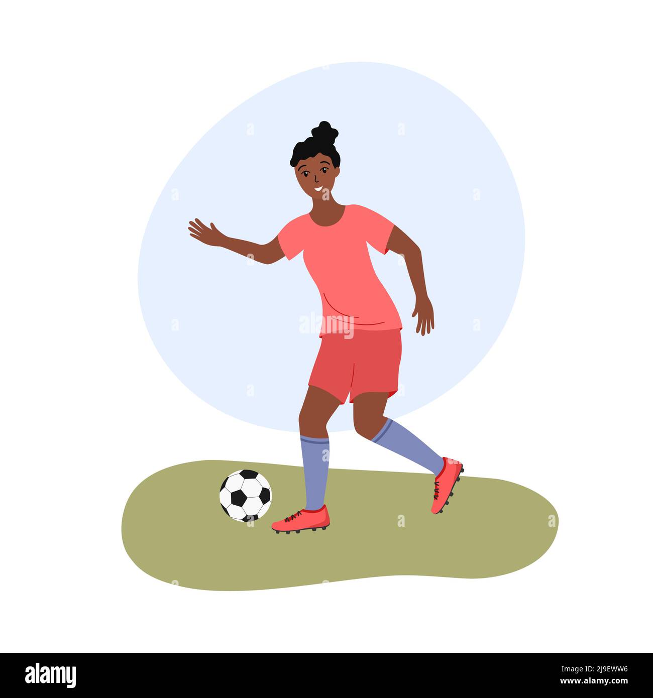 American football player and woman Stock Vector Images - Alamy