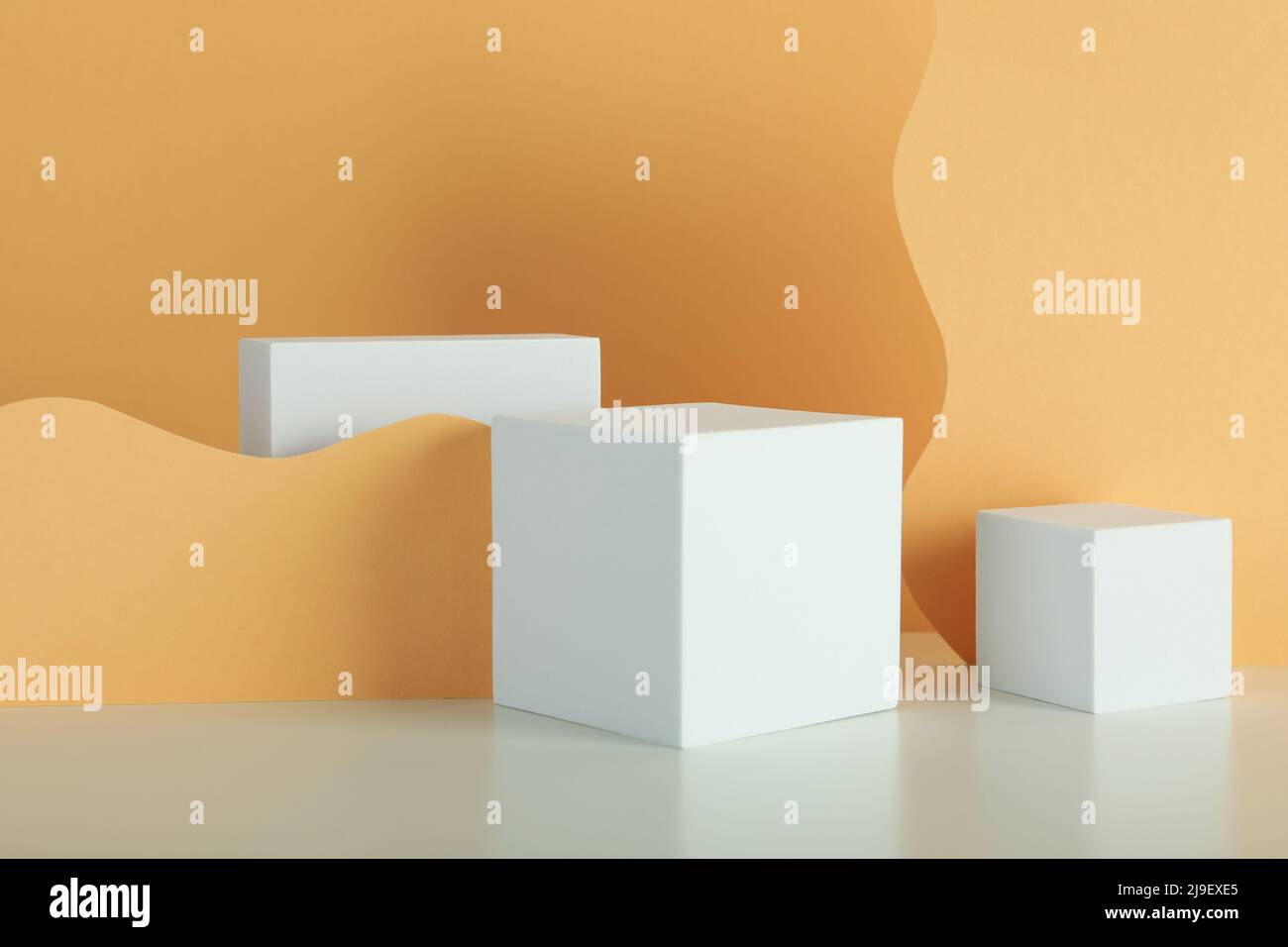 Composition with podium for your design and advertising Stock Photo - Alamy