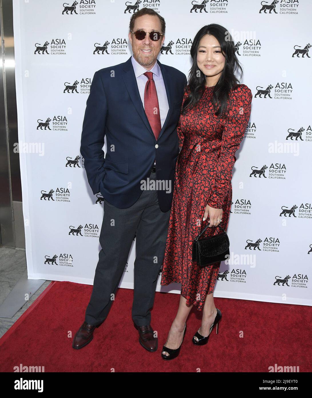(L-R) Rob Minkoff and Crystal Kung Minkoff at the Asia Society Southern ...