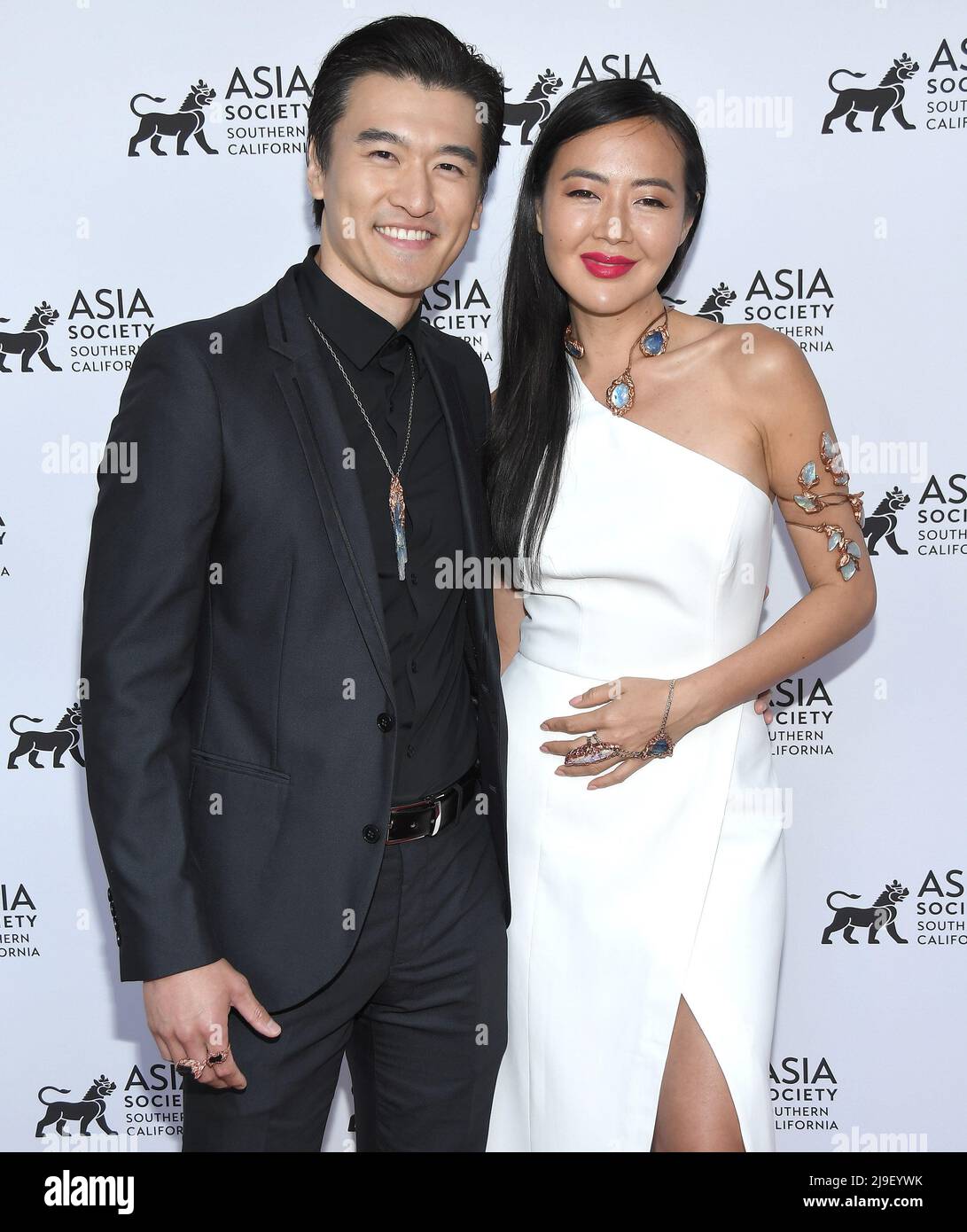 (L-R) Chen Tang and Angel Pai at the Asia Society Southern California's ...