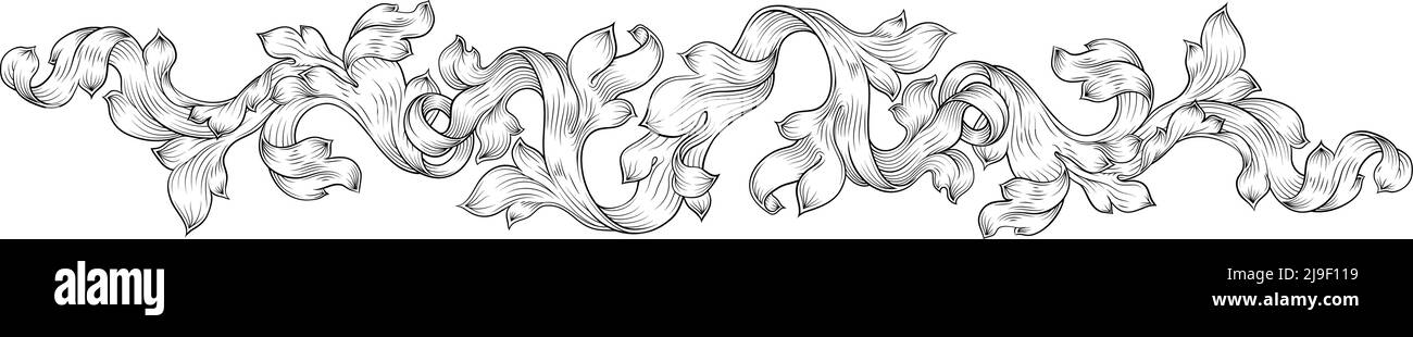 Crest Coat Of Arms Filigree Heraldic Border Band Stock Vector Image ...