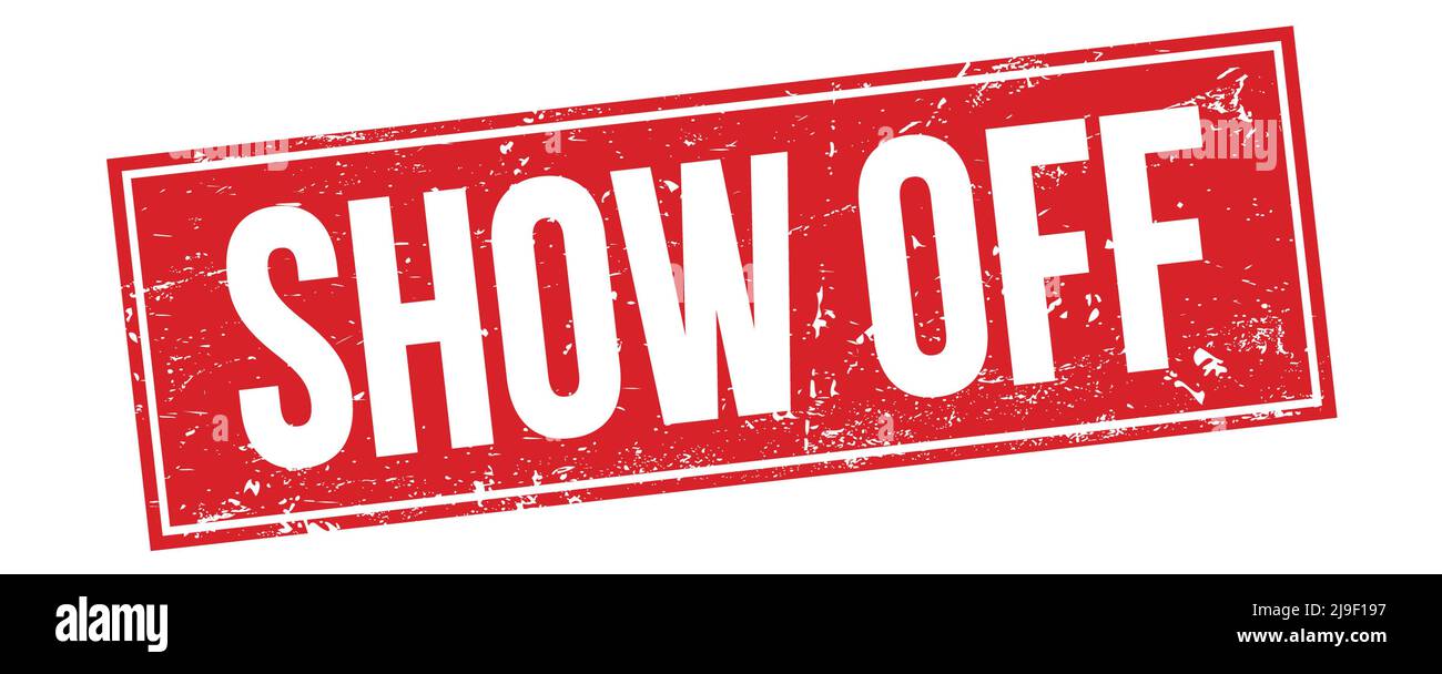 Show off text hi-res stock photography and images - Alamy