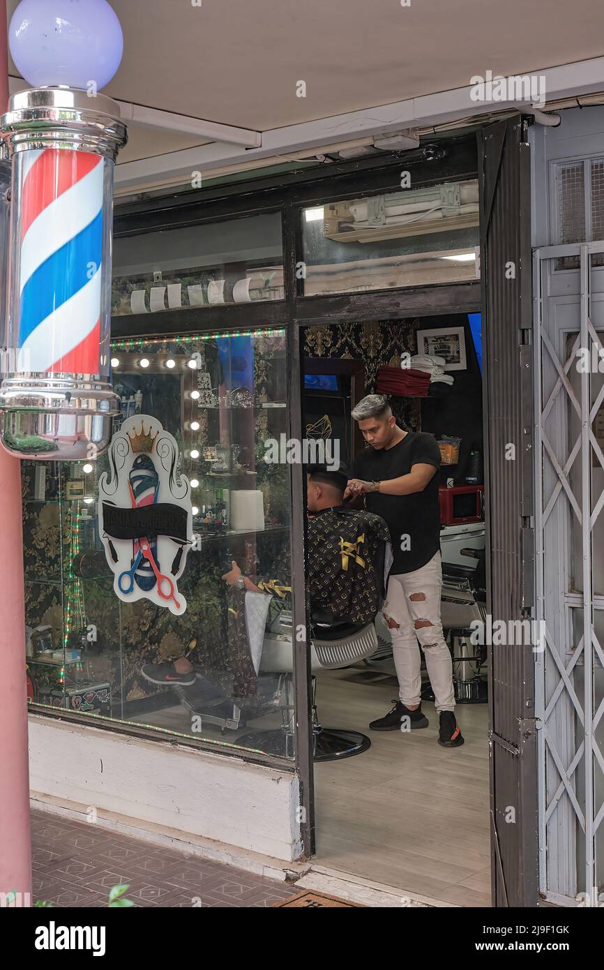 Barber shop service for males hi-res stock photography and images - Alamy