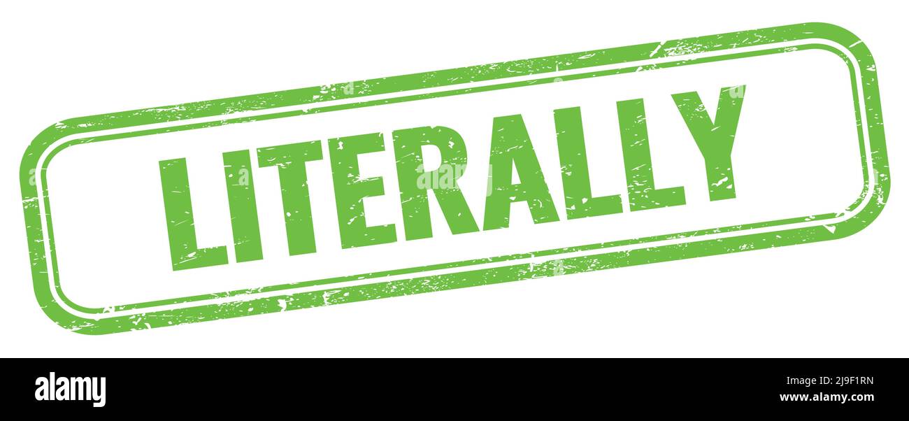 Literally stamp hi-res stock photography and images - Alamy