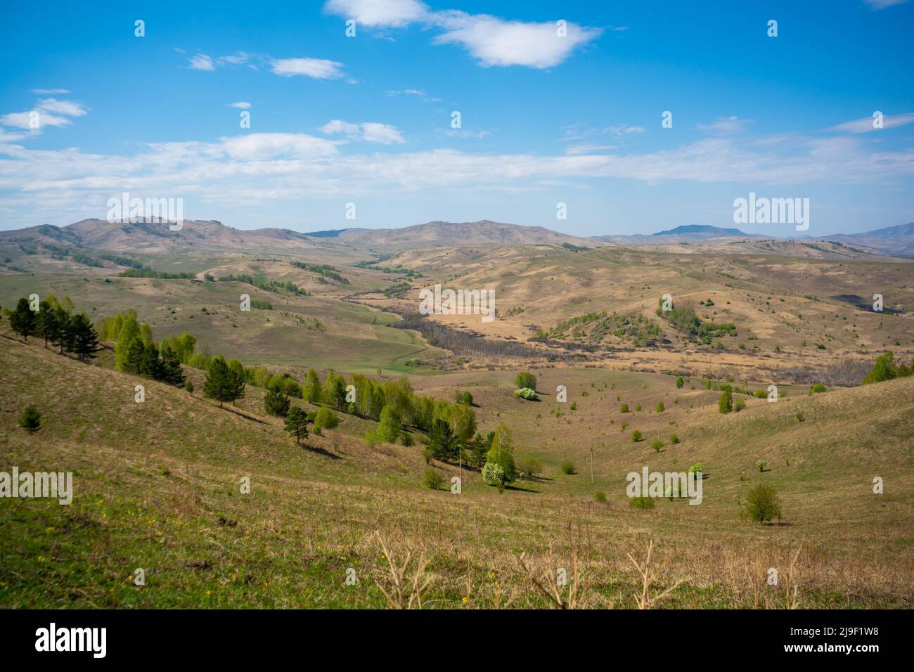 View with mountains and valley from top of the rock - damn finger - in ...