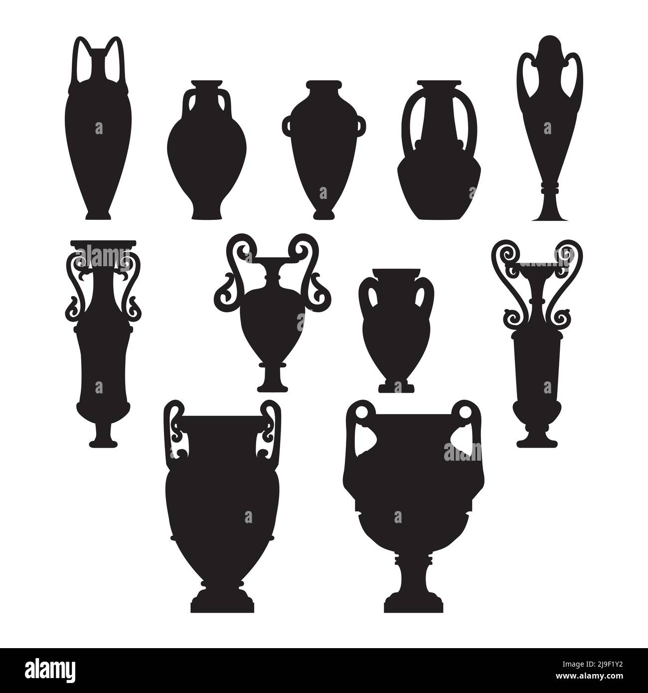 Tall vases Stock Vector Images - Alamy