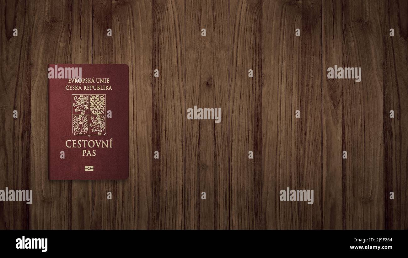 Czech passport hi-res stock photography and images - Alamy