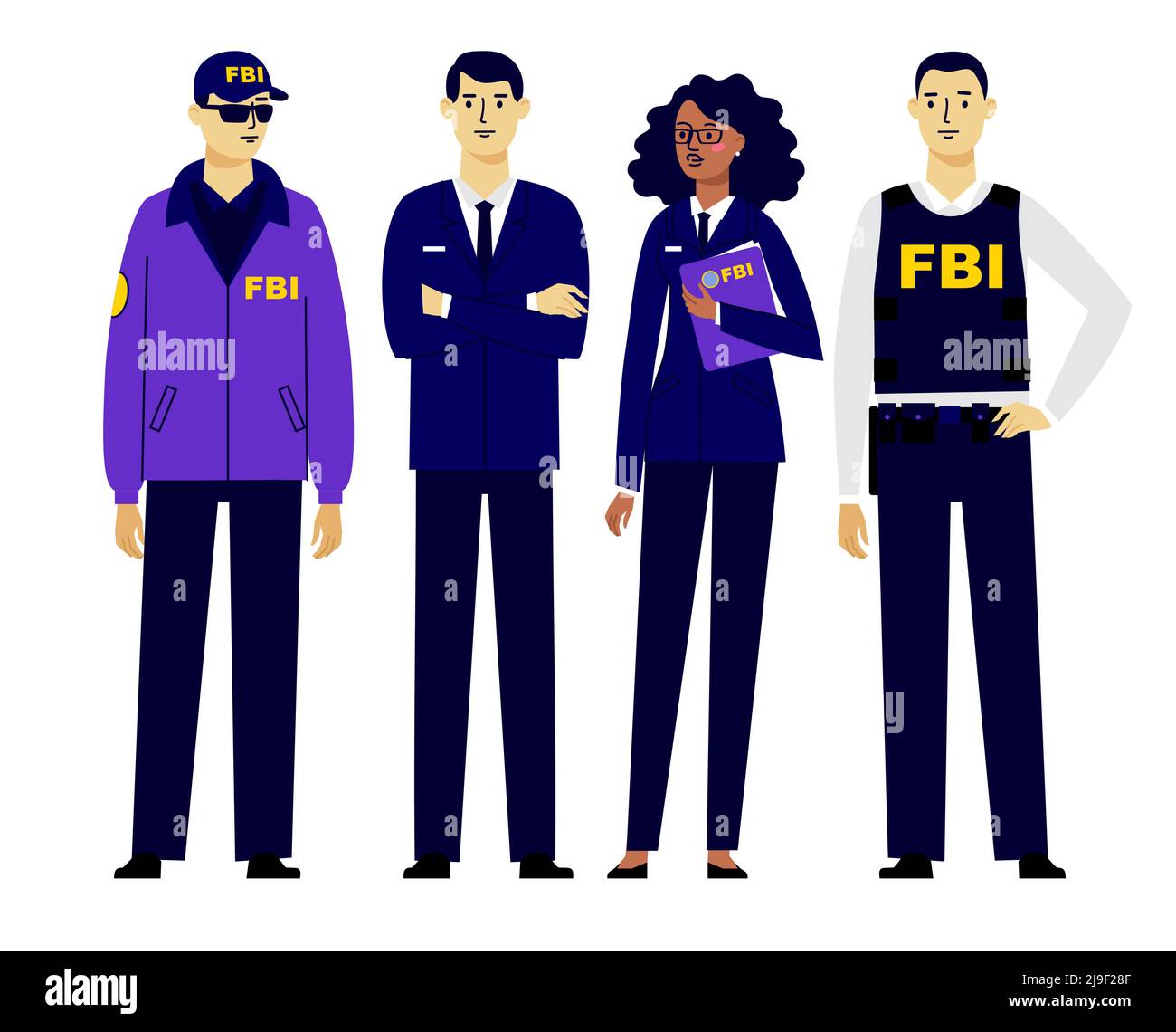 Federal bureau of investigation badge hi-res stock photography and ...