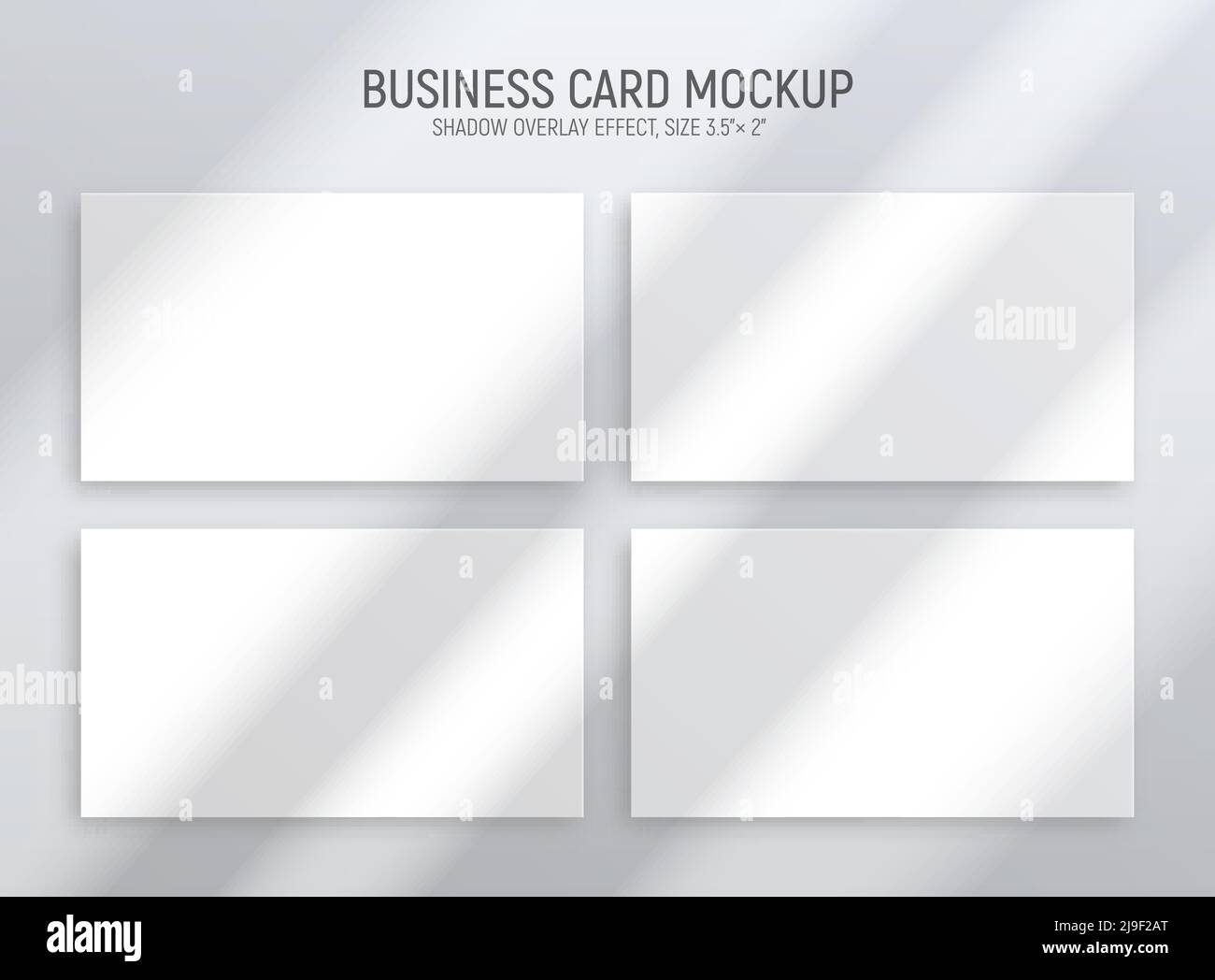 Horizontal Business Cards Set Stock Vector Image & Art - Alamy