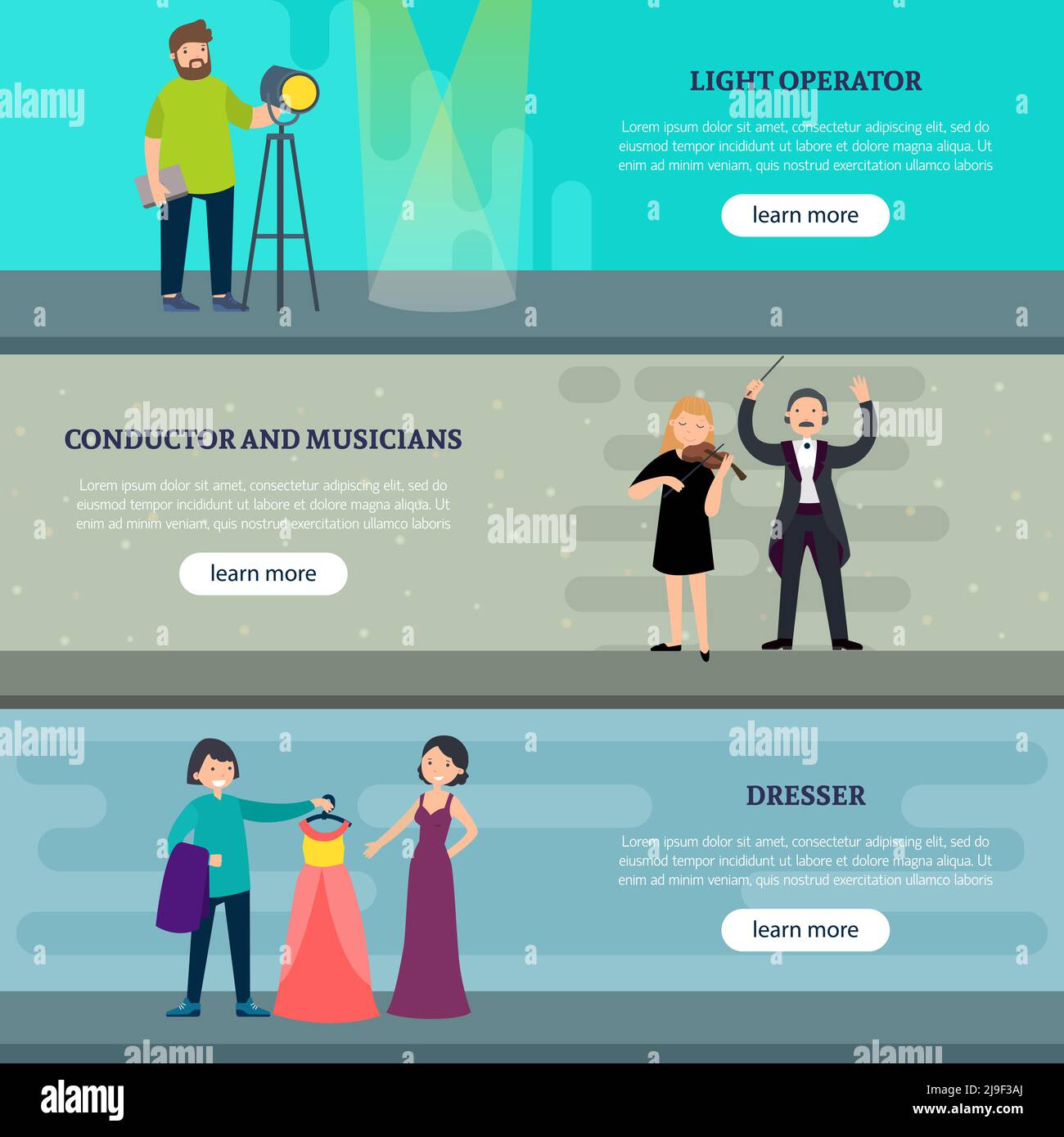 Concert stage workers Stock Vector Images - Alamy