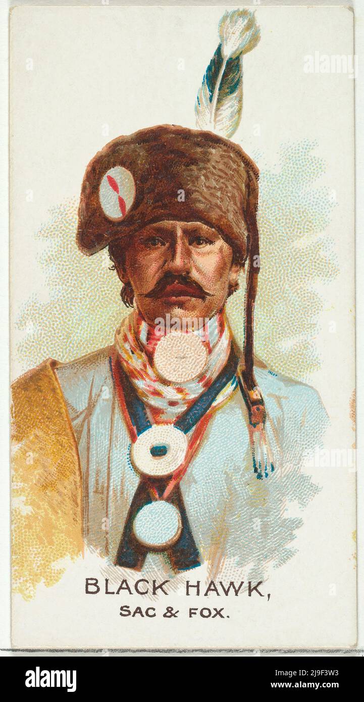 Vintage portrait ofblack hawk hi-res stock photography and images - Alamy