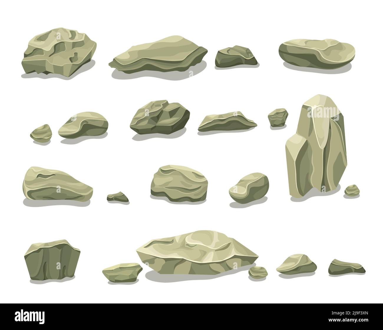 Pile Of Rocks Cartoon