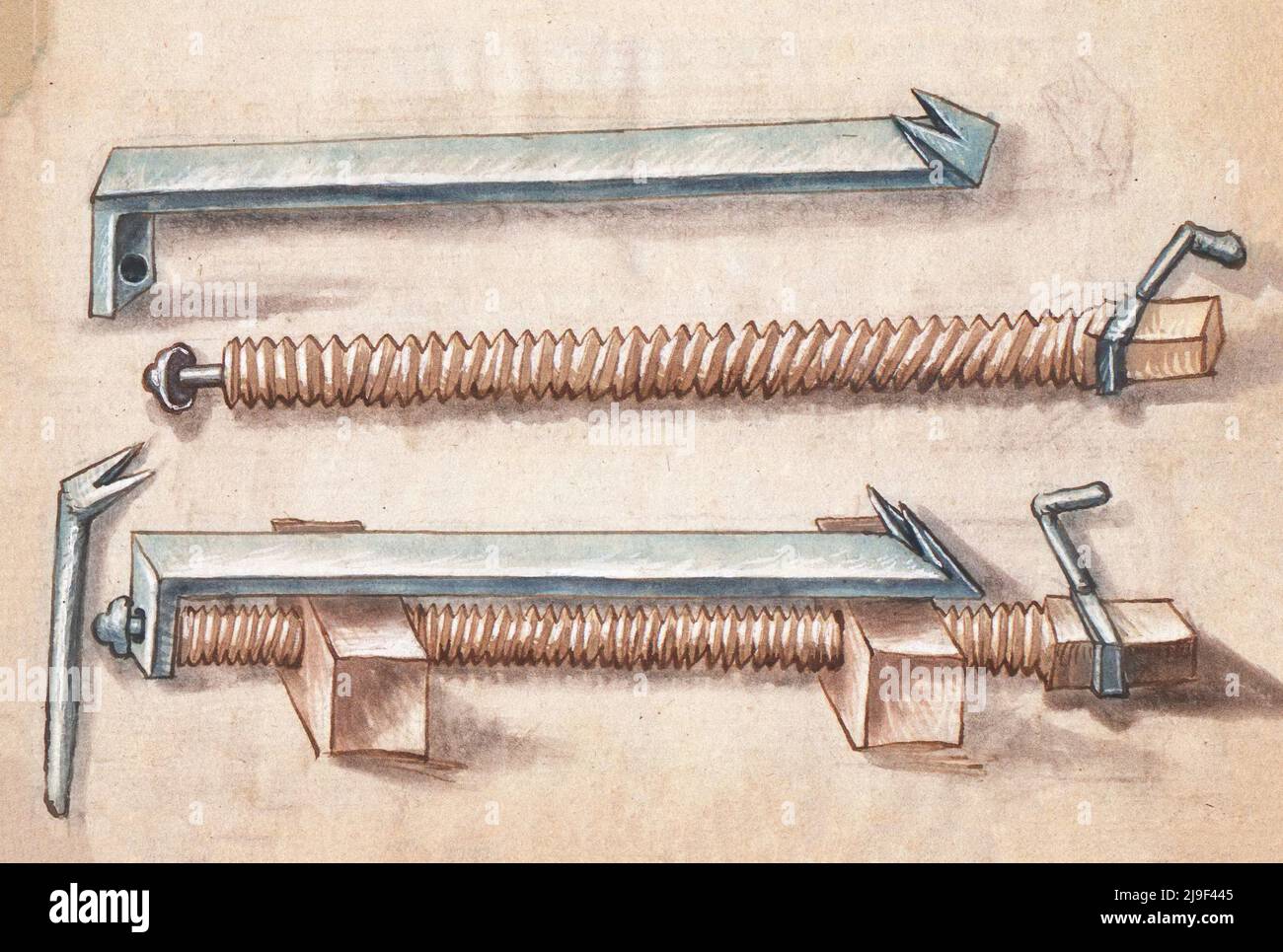 Medieval workbench hi-res stock photography and images - Alamy