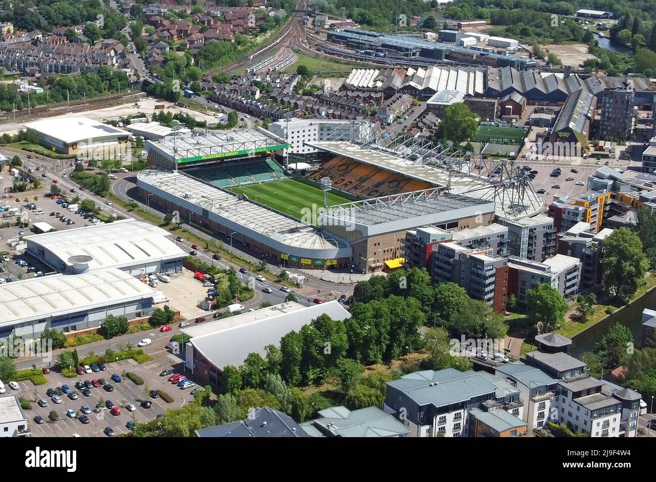 Football stadium aerial norwich hi-res stock photography and images - Alamy