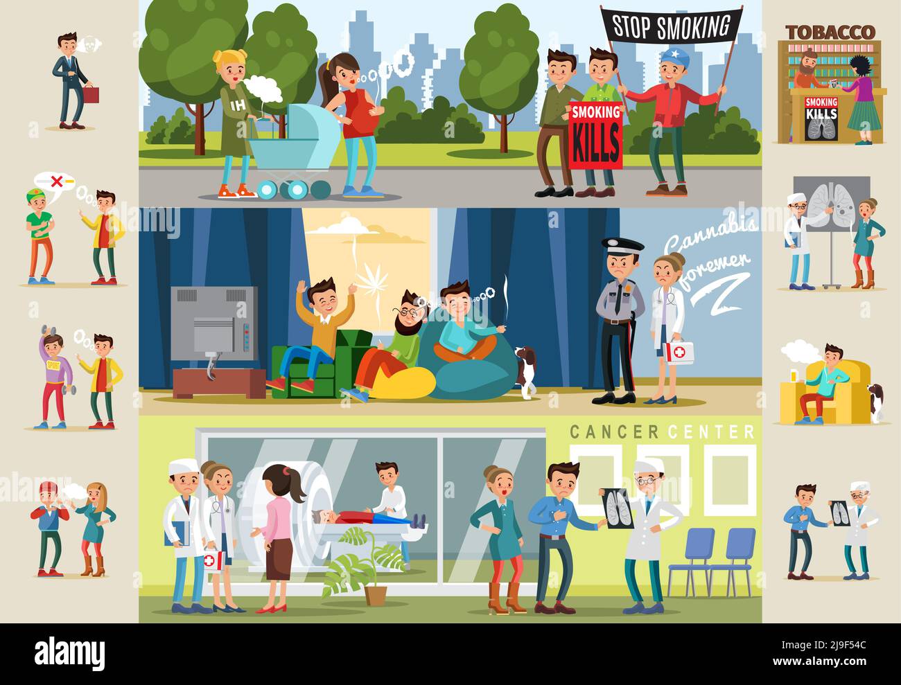 Demonstration prohibited Stock Vector Images - Alamy