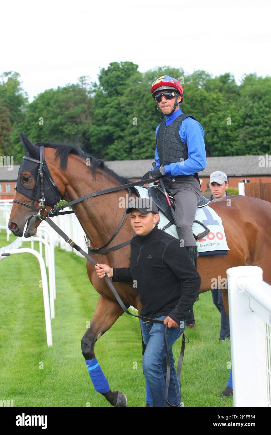 Epsom Downs, Surrey, UK. 23rd May, 2022. Runners for the Cazoo Derby ...