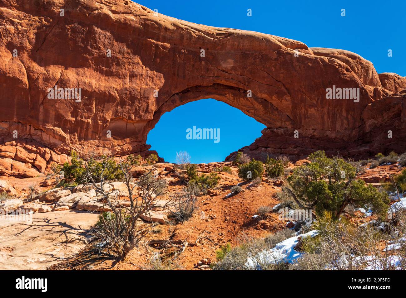North Window Arch, Arches National Park, Utah Stock Photo - Alamy