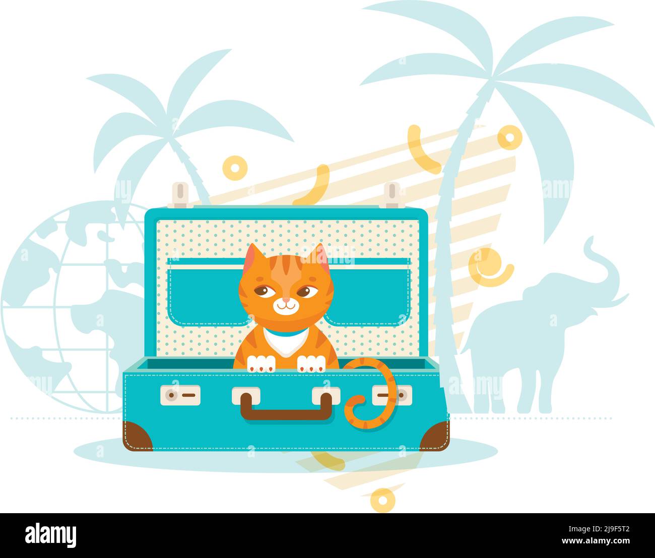 World in palm concept Cut Out Stock Images & Pictures - Alamy