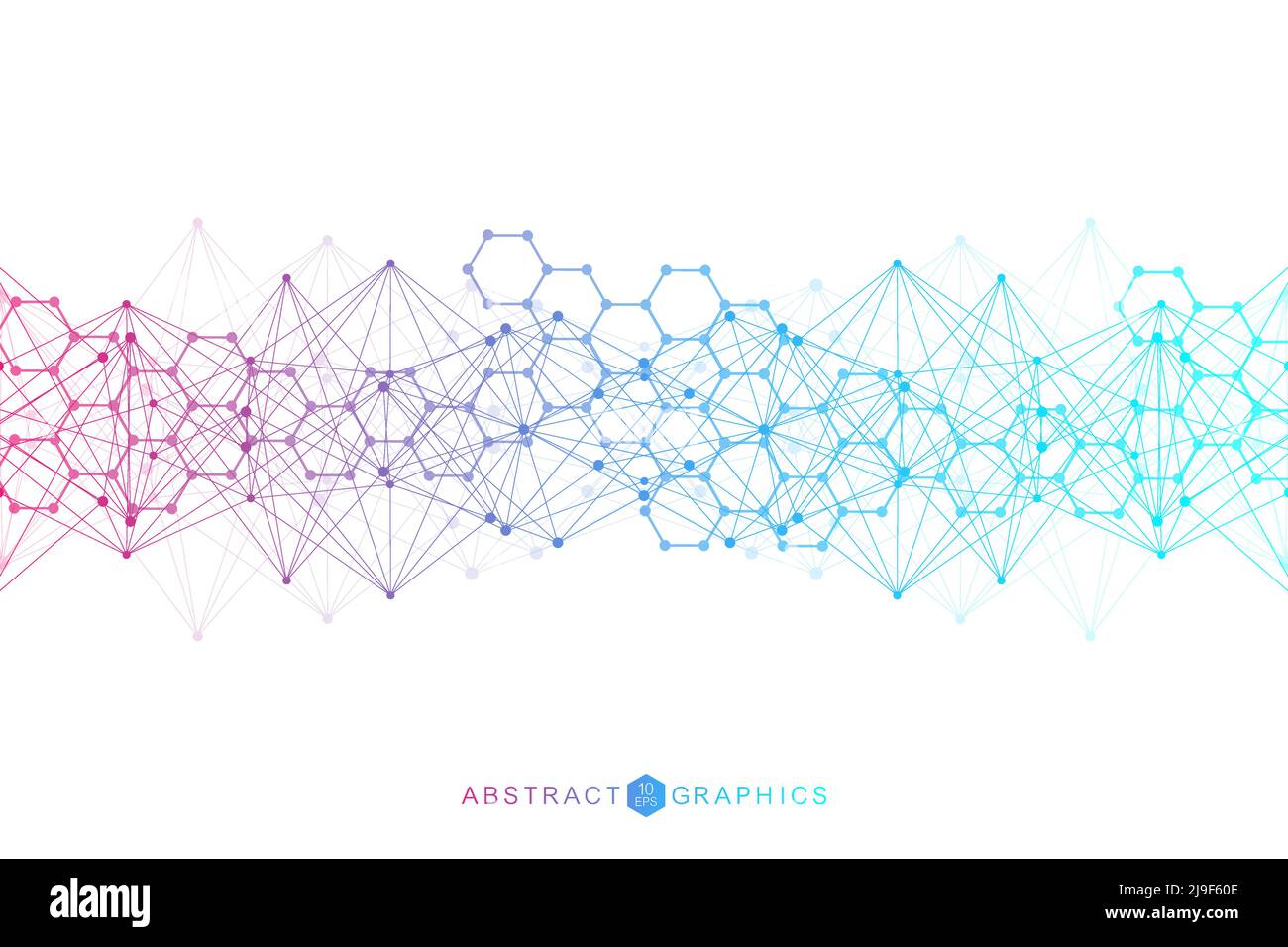 Structure molecule and communication. Dna, atom, neurons. Scientific ...