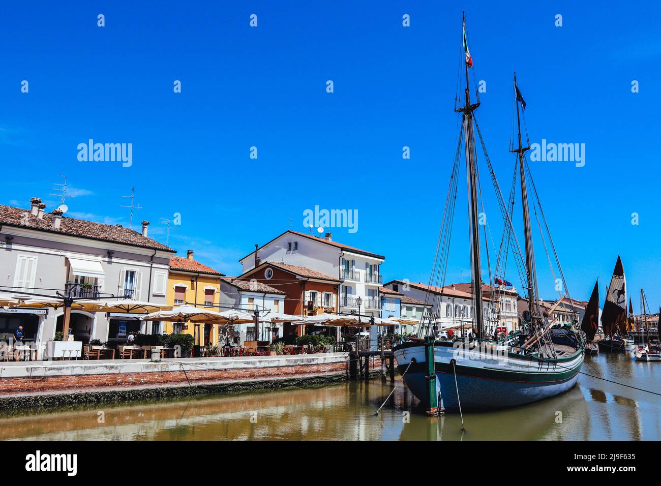 Port of Cesenatico a beautiful town in Italy Stock Photo - Alamy