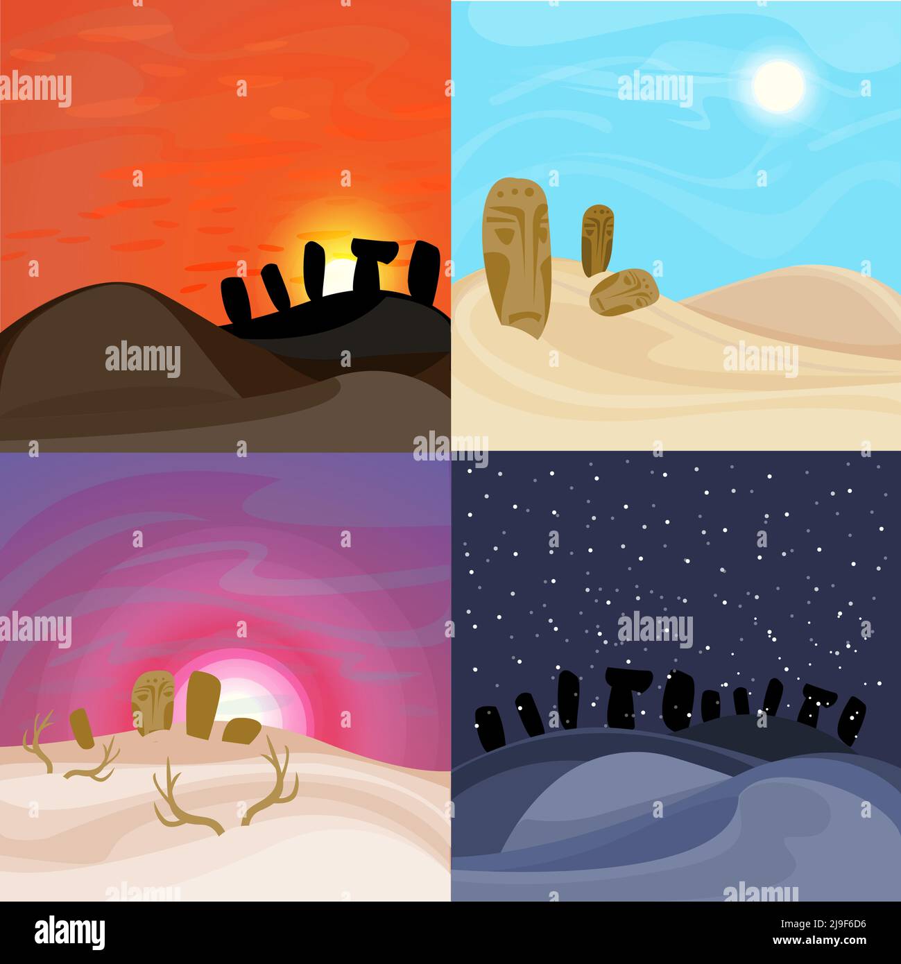 Tribal scene Stock Vector Images - Alamy
