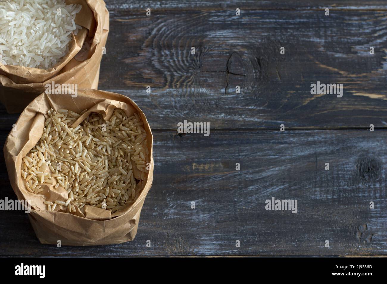 Pile rice bags hi-res stock photography and images - Alamy