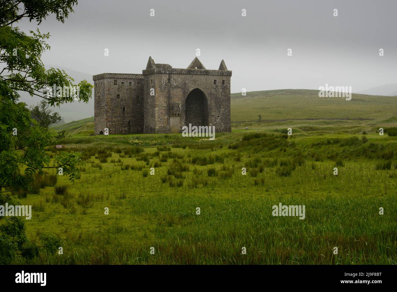 Hermitage Castle in Liddesdale its turbulent history has led to it ...