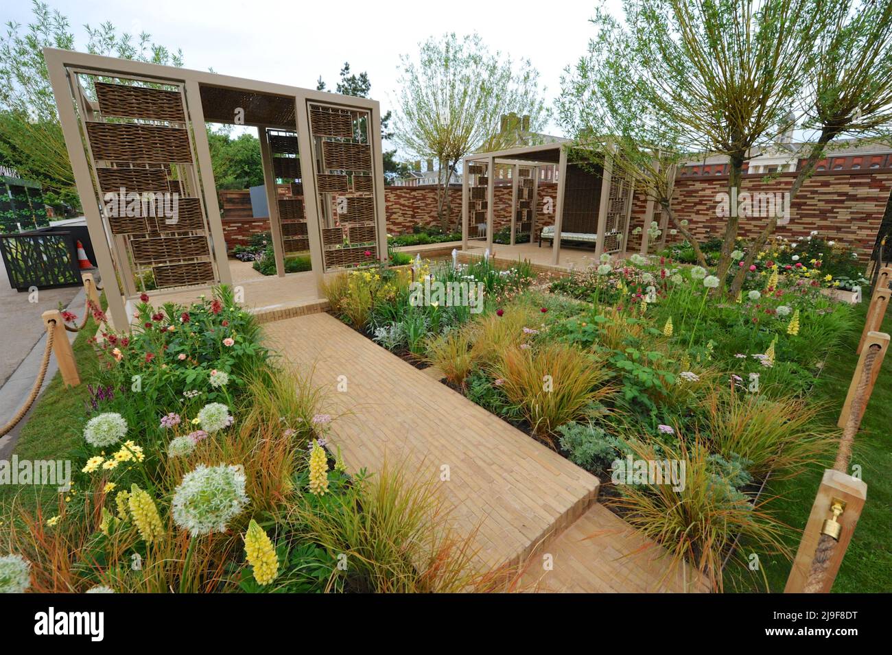 London, UK. 23rd May, 2022. The Stitchers Garden, one of the beautiful ...
