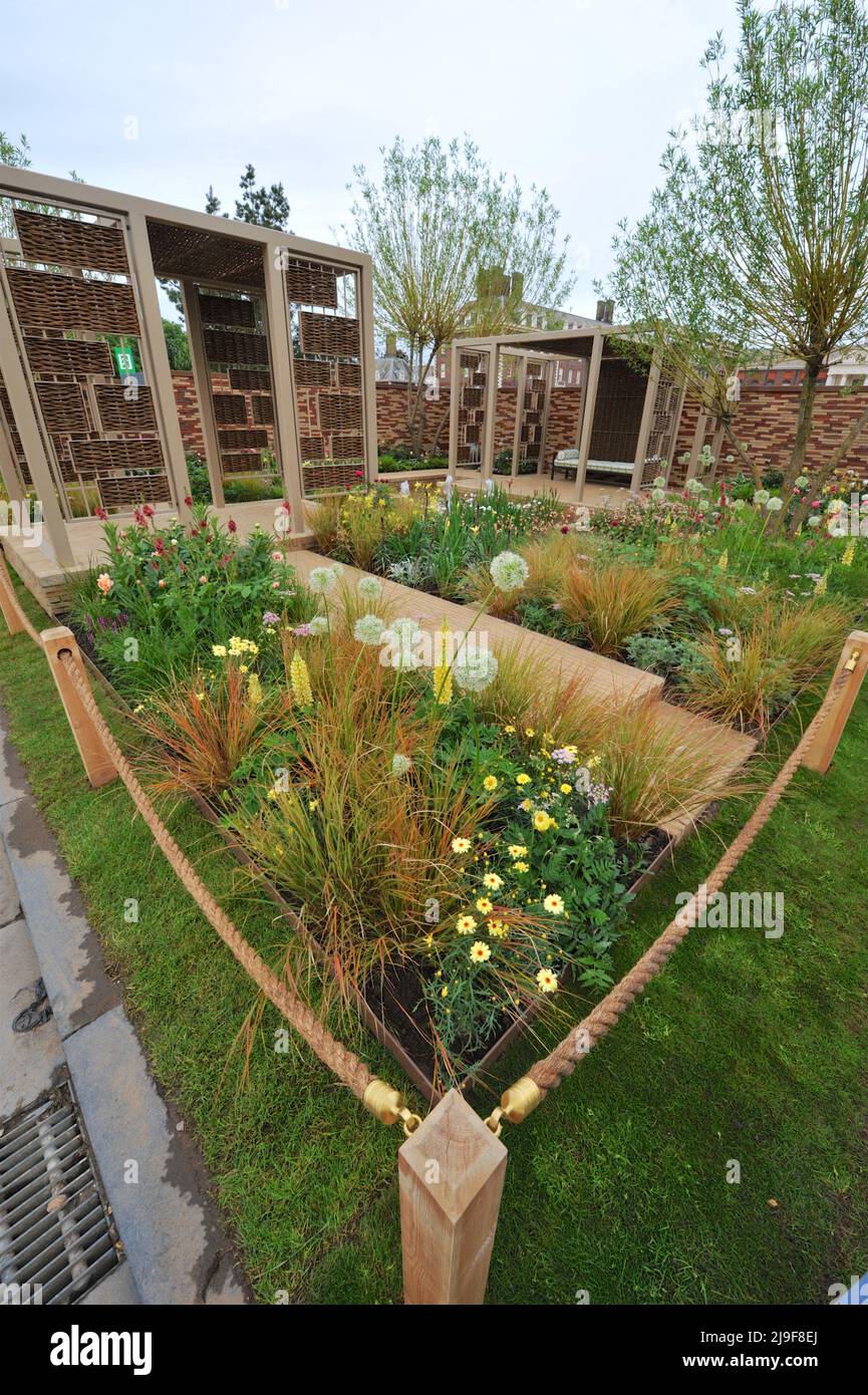 London, UK. 23rd May, 2022. The Stitchers Garden, one of the beautiful ...