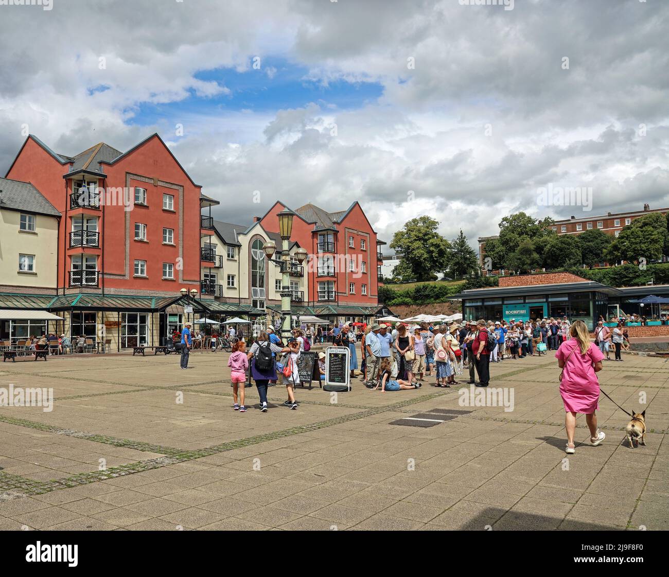 Exeter Quays a vibrant mix of housing and commerce around a quay. An ...
