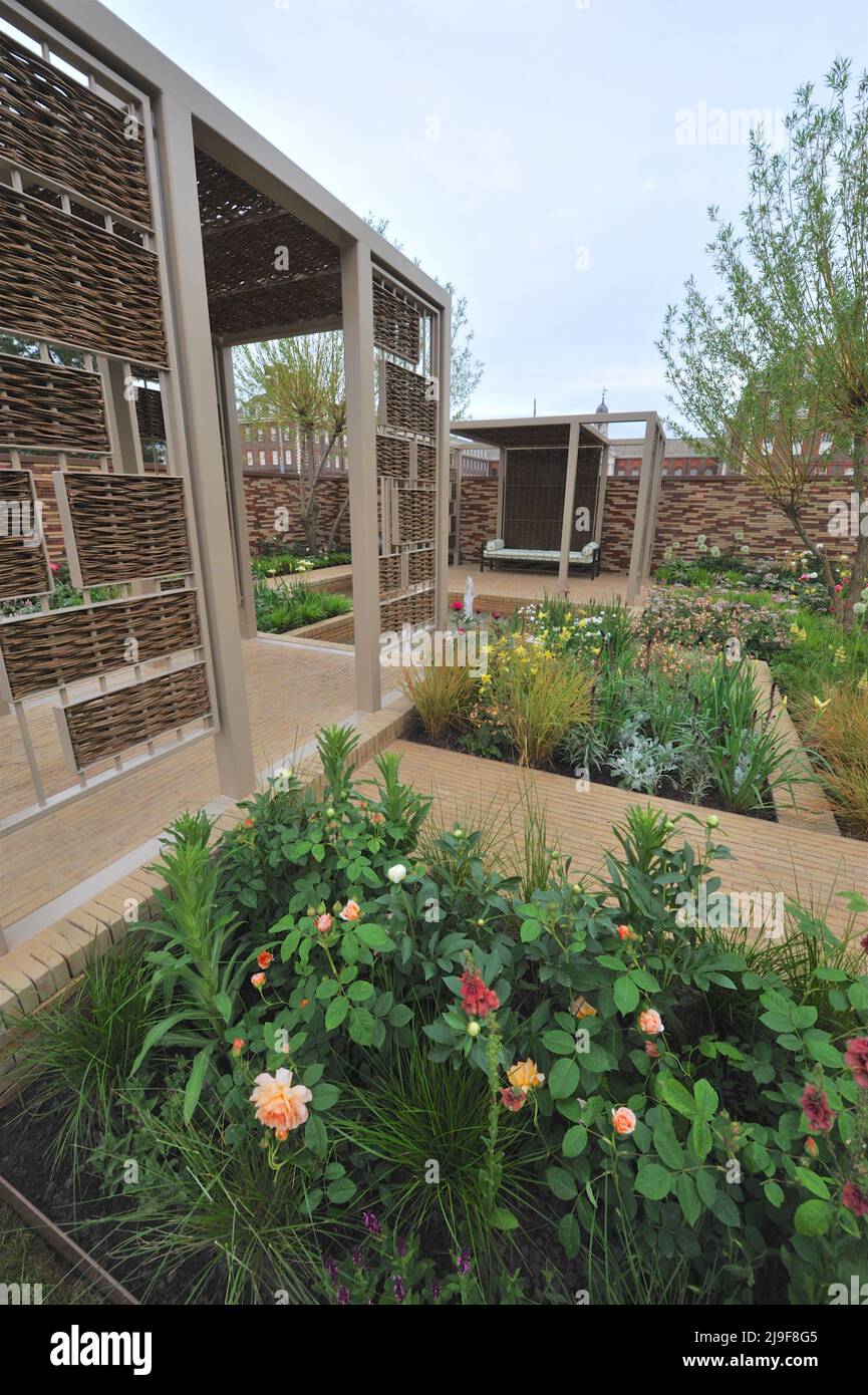 London, UK. 23rd May, 2022. The Stitchers Garden, one of the beautiful ...