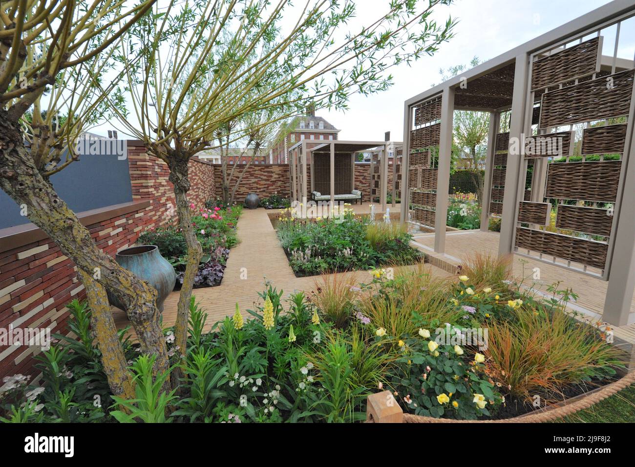 London, UK. 23rd May, 2022. The Stitchers Garden, one of the beautiful ...