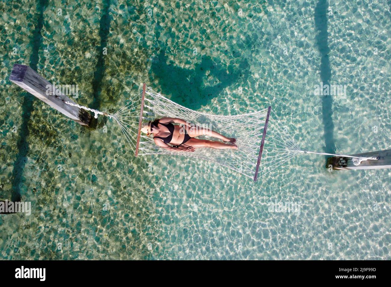 Over the water hammock hi-res stock photography and images - Alamy