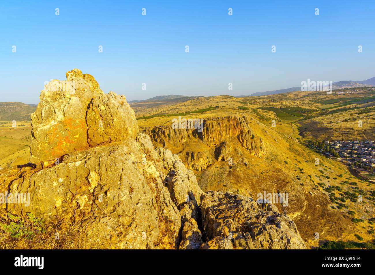 View of rocks and the cliffs of Mount Nitai in the background, in mount ...