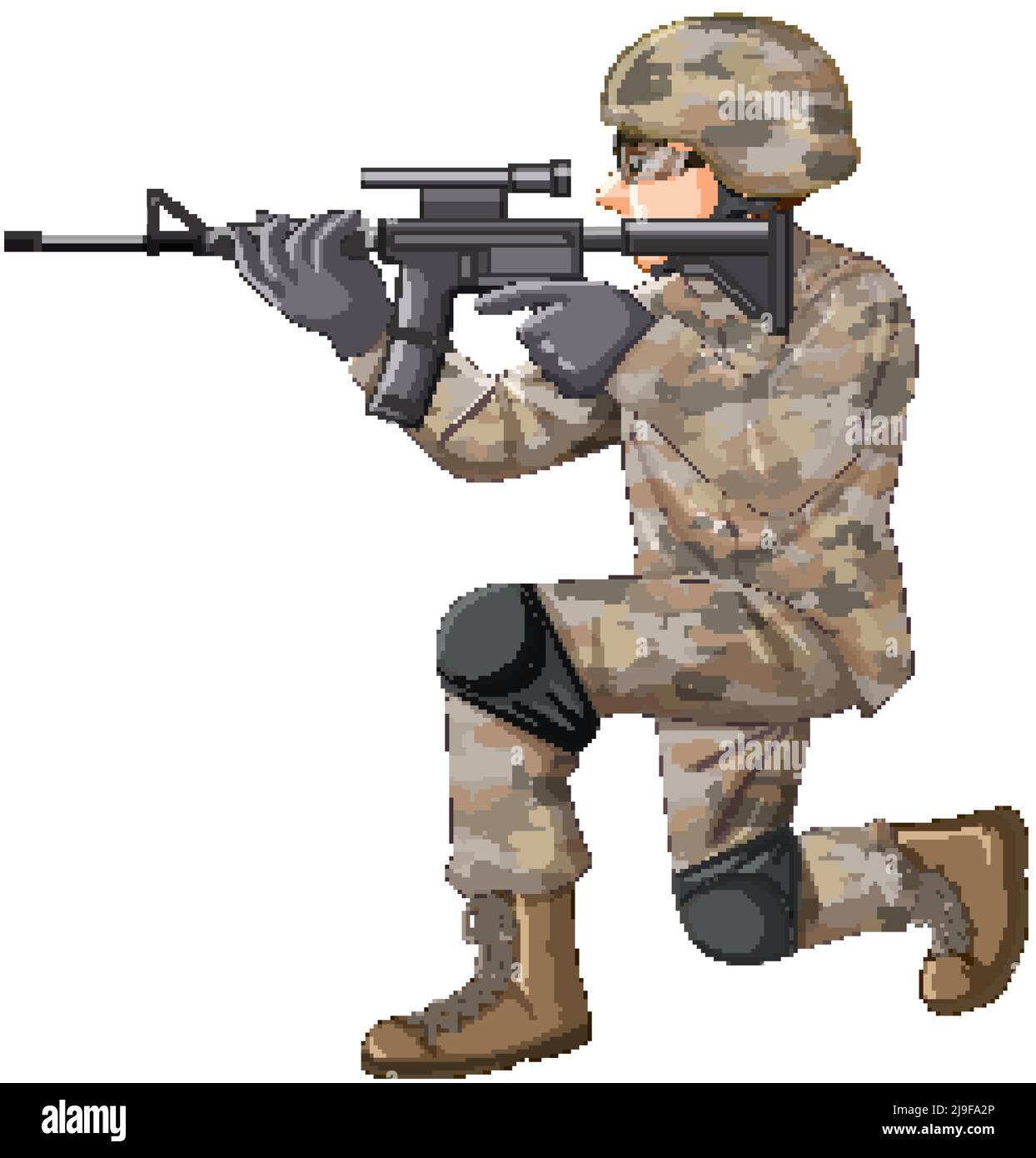 Defence soldiers Stock Vector Images - Alamy